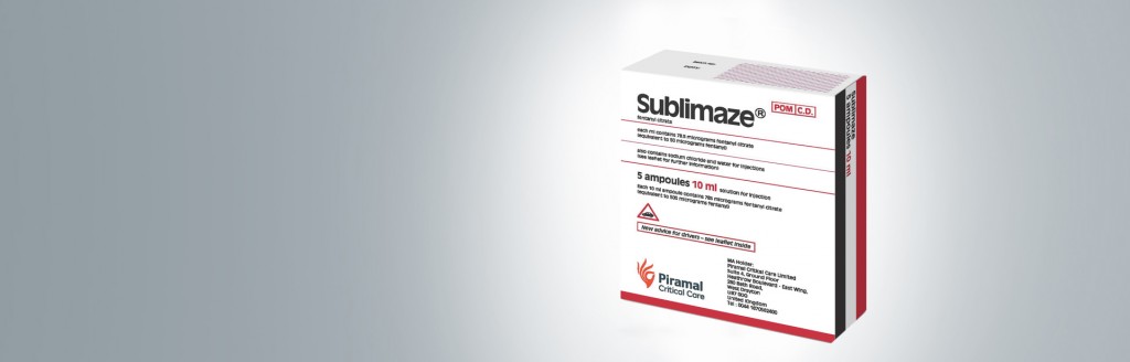 Sublimaze Header - UK - Piramal Critical Care